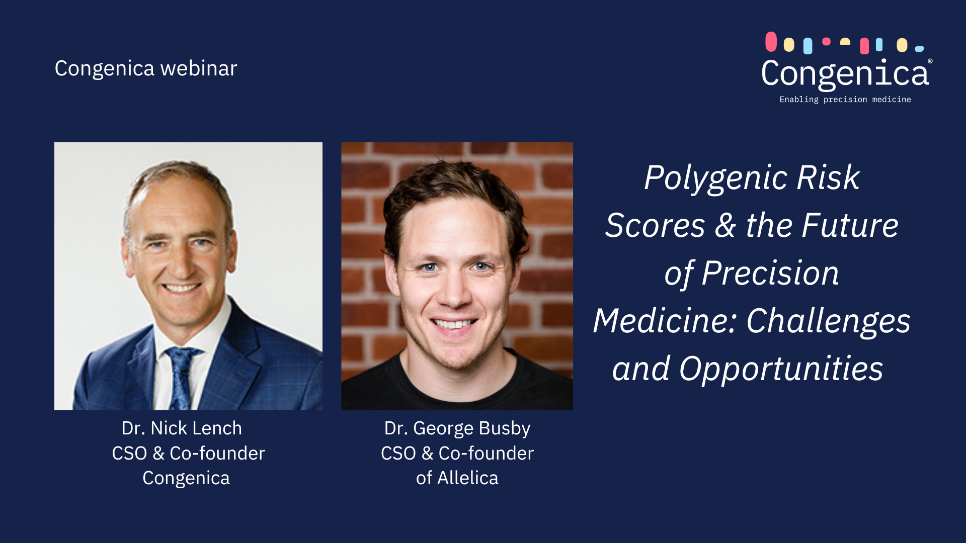 Polygenic Risk Scores & the Future of Precision Medicine: Challenges ...